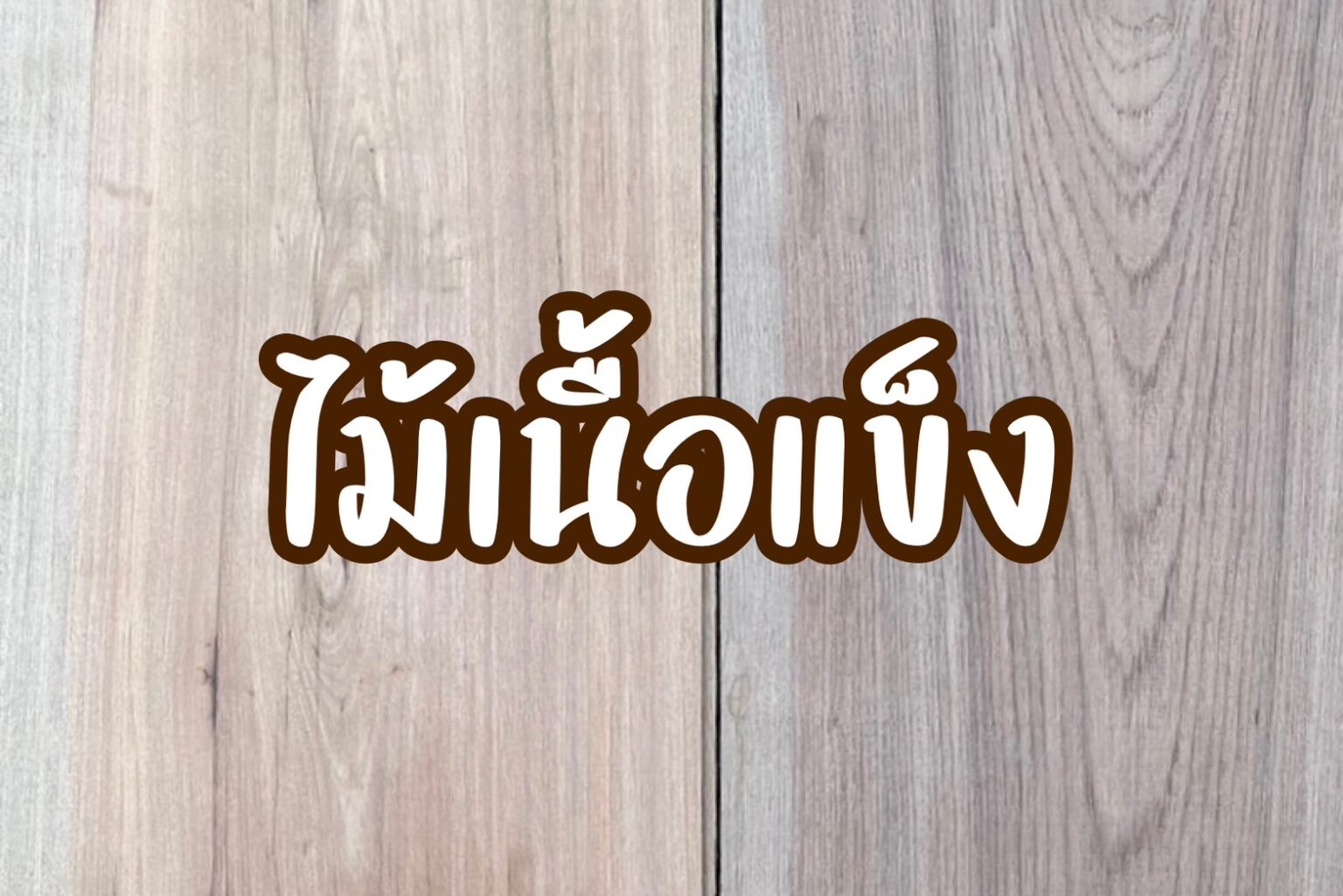 ไม้เนื้อแข็ง อายุการใช้งานยาวนาน แข็งแรงทนทาน - TWOMENWOOD